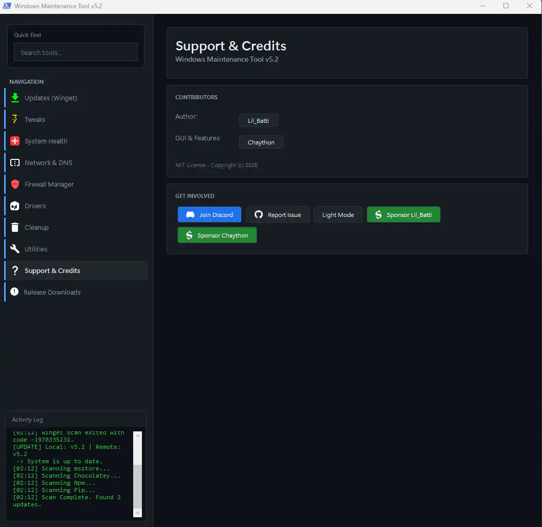 Windows Maintenance Tool 5.3 (All-in-one) - iGuRu.gr